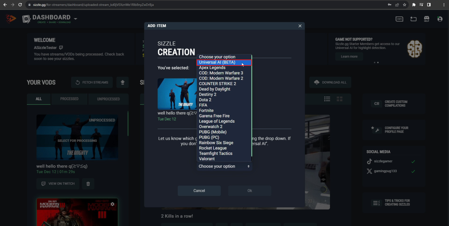 Elevate Your Streaming Experience with Sizzle.gg’s NEW Universal AI ...